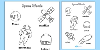 Activities Colouring Sheets Primary Resources - Space Activities