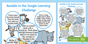 Rumble in the Jungle - Giles Andreae Teaching Resources
