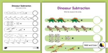 Addition & Subtraction Worksheets | Kindergarten | Twinkl
