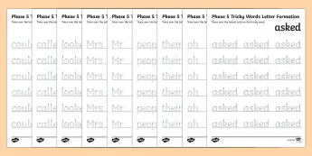 Tricky Words Phonics • Twinkl.ca