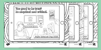 Technology-Themed Colouring Pages for Kids | Twinkl Parents