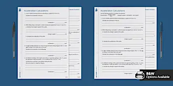 Physics Worksheet • Twinkl.com.au