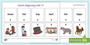 'h' Sound Phonics Activities | twinkl.co.uk