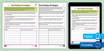 Test Taking Strategies 4th Grade • Twinkl.com