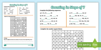 KS2 Counting Numbers Worksheet PDFs & Resources - Twinkl