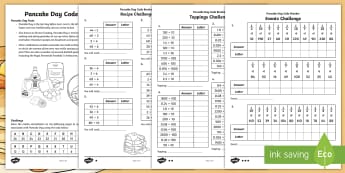 Code Breaking Puzzles and Worksheets with Answers - Maths