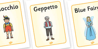 Display, Visual Aids and Posters - Pinocchio