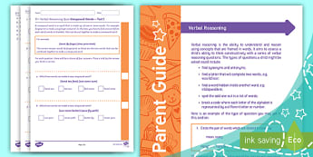 Verbal Reasoning - 11+ Assessments - KS2 Primary Resources