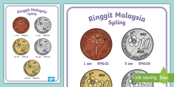 Koleksi BBM Topik Wang Malaysia Matematik Sekolah Rendah Tahap 1