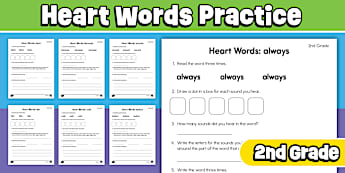 Sight Words Worksheets & Printables | Grade 2 | Twinkl