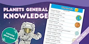 Space Quizzes | twinkl.co.uk