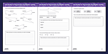 Trigonometry Resources | twinkl.co.uk