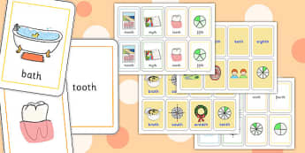 Final 'th' sound - Speech Pathology - Australia - Twinkl