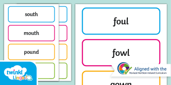 'ow' Sound Phonics Worksheets | twinkl.co.uk