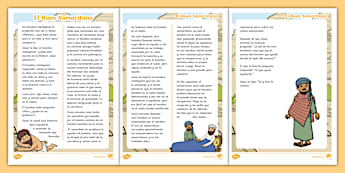 Parábola del Buen Samaritano | Materiales Educativos Twinkl