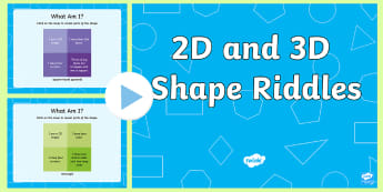 13 3D Shape Games and Activities - KS1 Maths Primary Resources