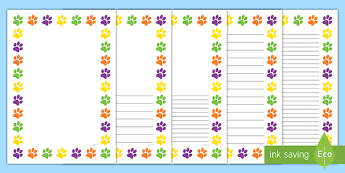 Paw Print Crafts | twinkl.co.uk