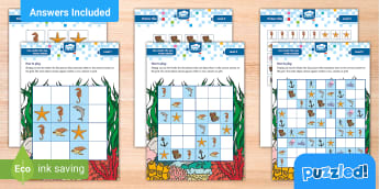 Under the Sea Puzzles - Puzzles for Kids - Twinkl