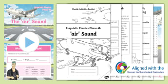 'air' sound Phase 4b - Stage 5/6 Phonics - Linguistic Phonics - Resources