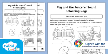 e - Peg and the Fence eBooks - Phase 2 - Stage 5/6 Phonics - Linguistic