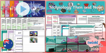 Year 2 HASS History Unit Technology Then and Now | Twinkl