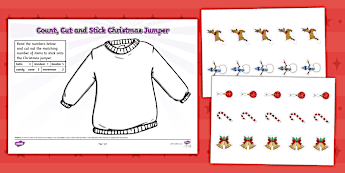 Christmas Counting Worksheets | twinkl.com.au