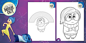 Disney Pixar Inside Out Colouring Pages | Twinkl - Twinkl