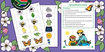 Spring Memory Games | twinkl.com.au