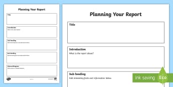 Writing Plans - Planning Writing - KS2 English - Twinkl