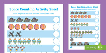 Space and the Solar System - Space Shuttle Worksheets