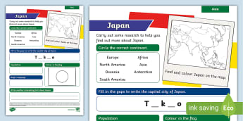 Japan Primary Resources KS1 Geography - Twinkl
