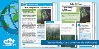 COP26 Deforestation Pledge - Twinkl NewsRoom - Twinkl