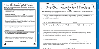 Seventh Grade Word Problems | twinkl.com