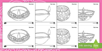 Diwali | KS1 Worksheets & Resources | Rangoli Crafts