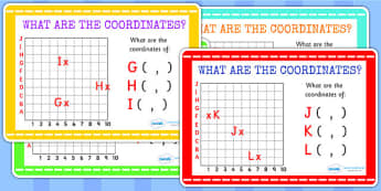 Year 4 Coordinates Geometry Resources - KS2 Maths Curriculum
