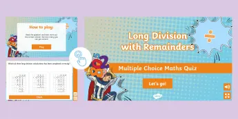 Long Division Methods | twinkl.ca
