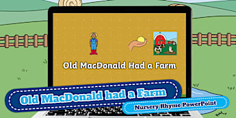 Old MacDonald Had a Farm Nursery Rhymes - - Lesson Plans and Activities