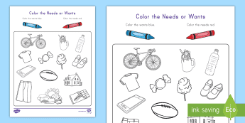 Wants and Needs Activities | twinkl.com