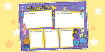 Activities, Games and Worksheets - Aladdin - Twinkl