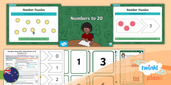 Numbers to 20 | Whole Numbers | Phase 1 | NZ Maths - Twinkl