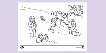 Winter Scene Artworks | twinkl.com.au
