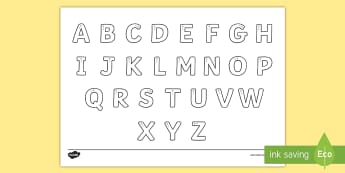 Upper Case Letter Formation Early Years (EYFS) - Twinkl
