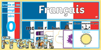 French Classroom Display Resources - Twinkl