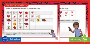 Valentine's Day Patterns • Twinkl.co.uk