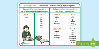 Conjunctions | Word Classes | KS1 Resources - Twinkl