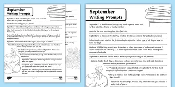 Eighth Grade Writing Prompts | twinkl.com