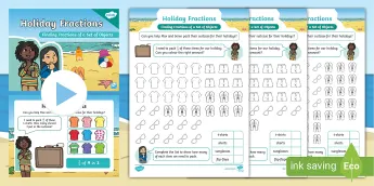 Summer Fractions Activities | twinkl.co.uk