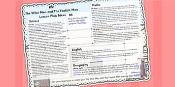 The Wise and Foolish Builders | Parables | KS1 RE - Twinkl