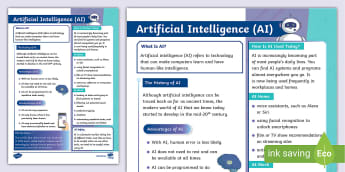 Artificial Intelligence - Computing - KS2 - Twinkl
