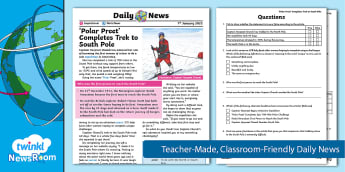 'Polar Preet' Reaches South Pole - Twinkl NewsRoom